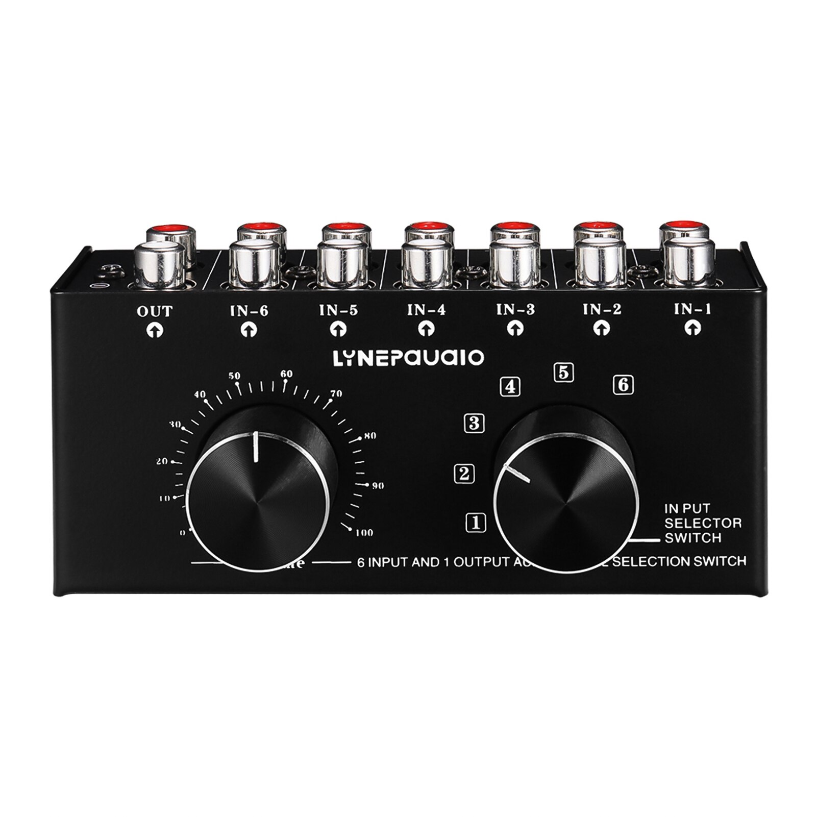 6-In-2-Out Audio Switcher Two-Way Audio Signal Sel... – Vicedeal