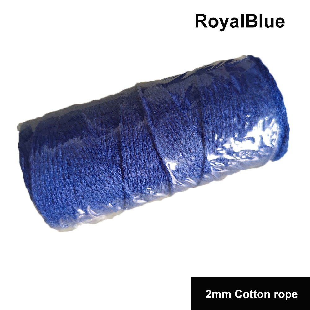 100M/Roll 2mm Cotton Rope Colorful Twine Macrame C... – Vicedeal
