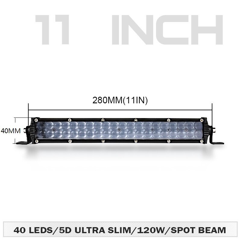11 inch LED Worklight Slim LED Light Bar Dual Row ... – Vicedeal
