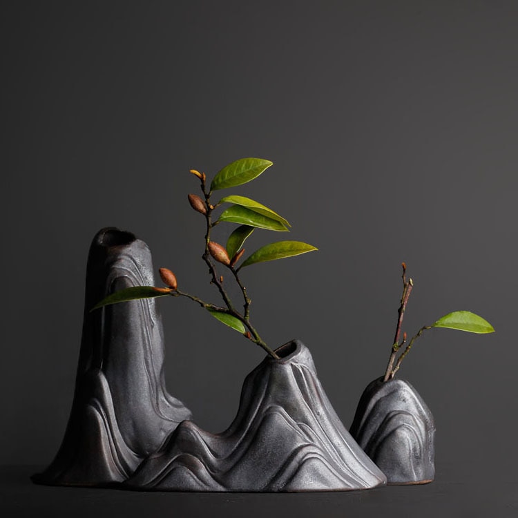 Stentøj lille vase taihu sten ornamenter kistler s... – Grandado