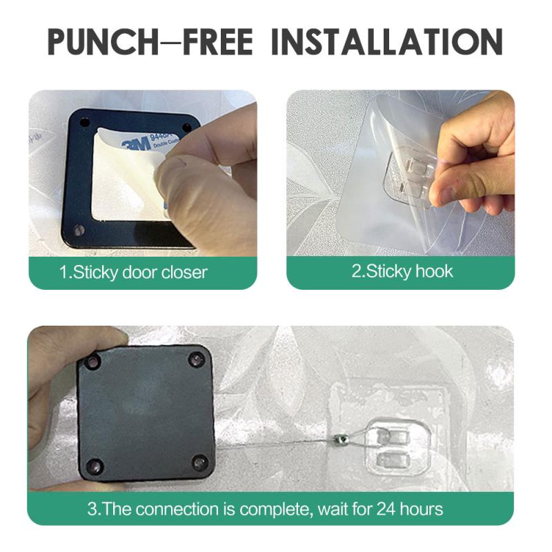 Auto Door Closer Anti-punching Multifunctional Aut... – Grandado