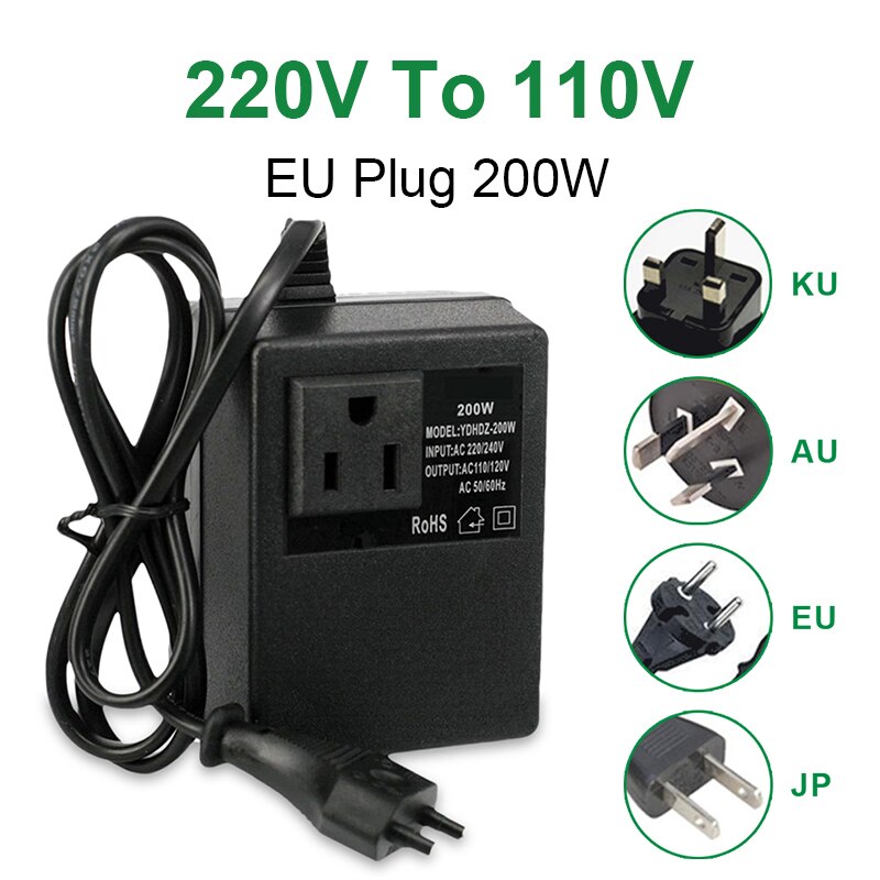 200w Voltage Converter Transformer Step Down 220v Vicedeal