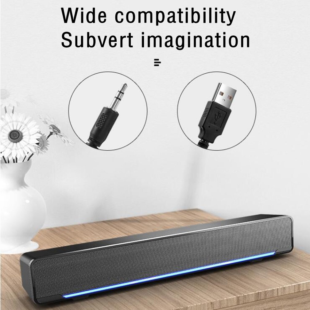 USB Plug-in Desktop Computer Portable Speaker USB ... – Vicedeal