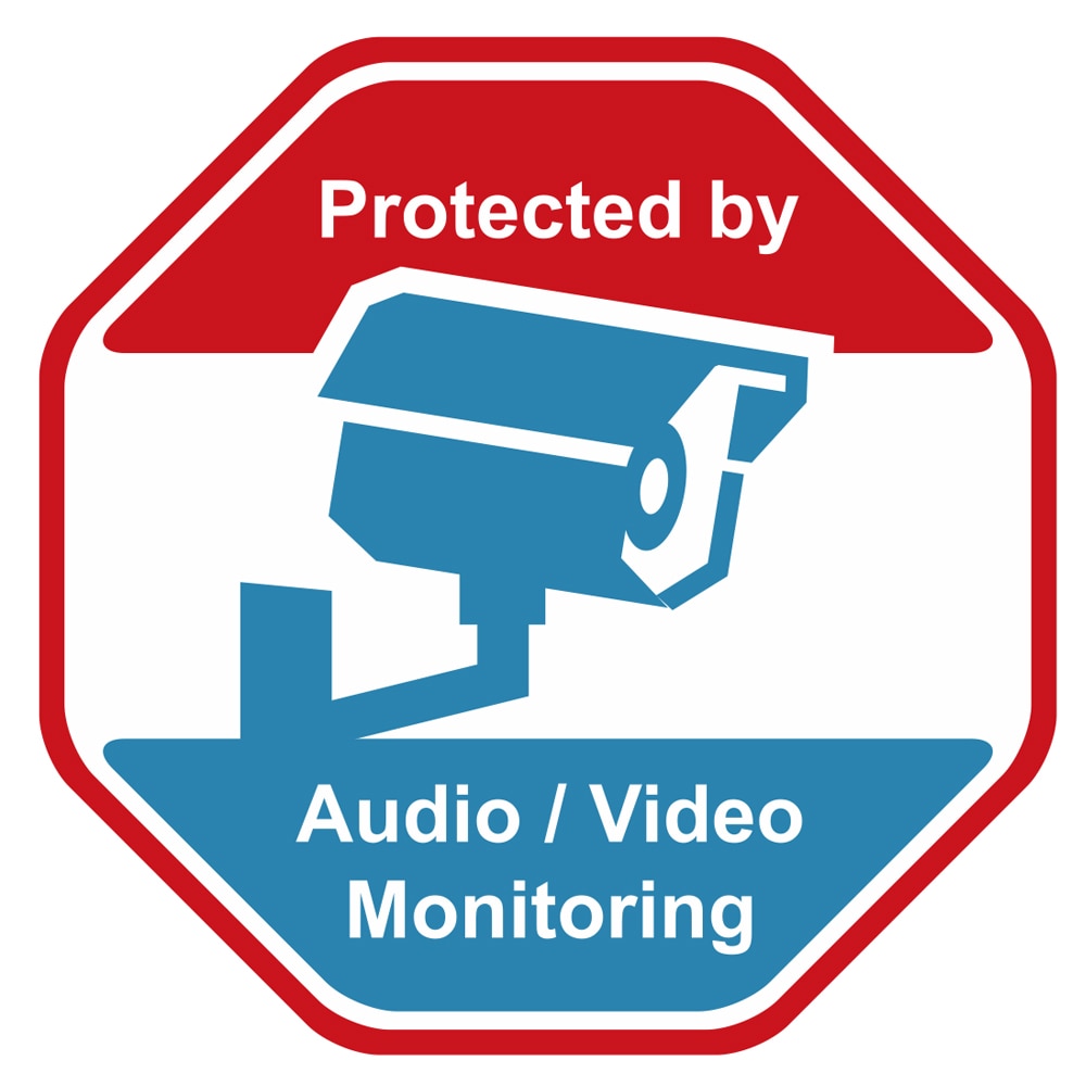 Surveillance Security Camera Waarschuwing Sticker ... – Vicedeal