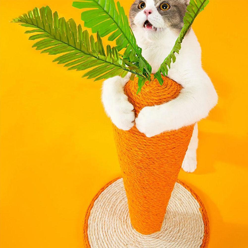 Carrot Cat Claw Board Sisal Cat Grinding Claw Colu... – Vicedeal
