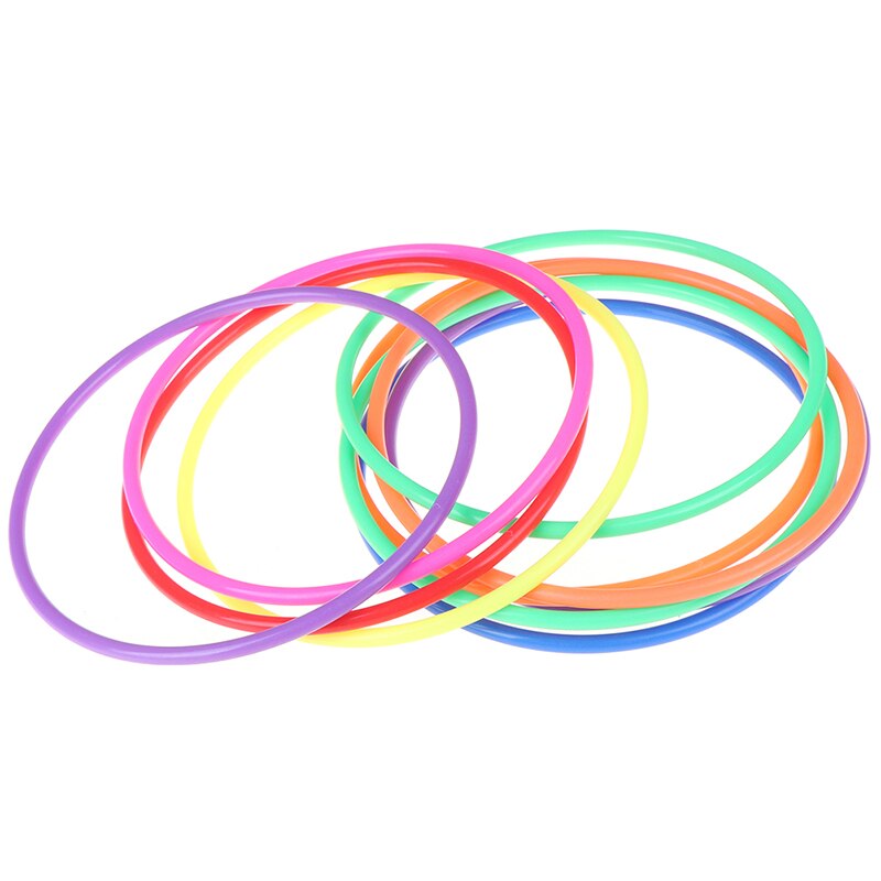 5 Pcs Plastic Hoopla Ring Toss Cast Throw Circle S... – Grandado