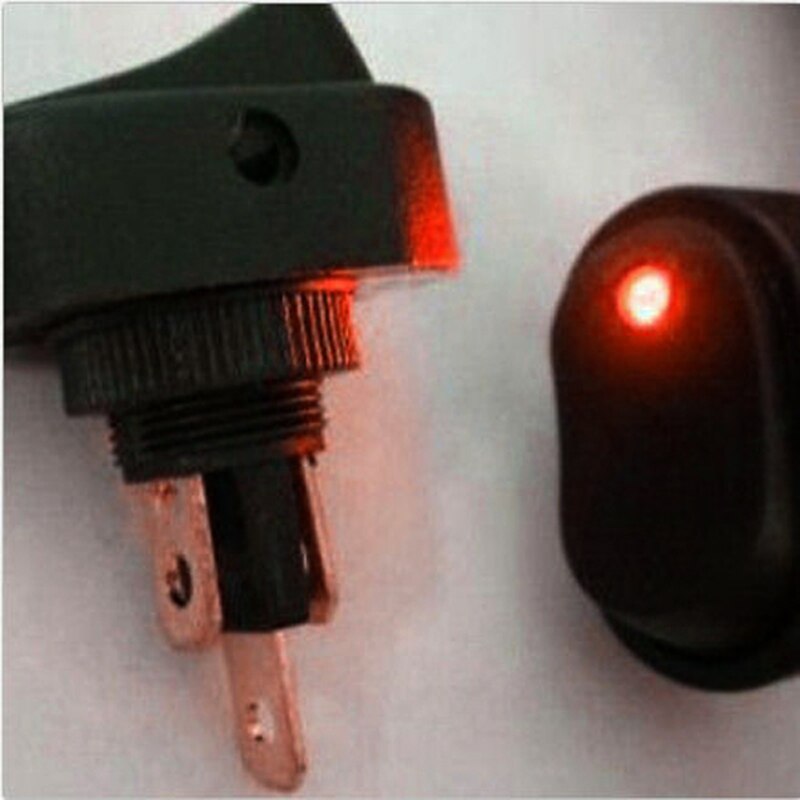 5Pcs Red LED Switch 30A Car 12V DC 30A Boat Auto L... – Vicedeal