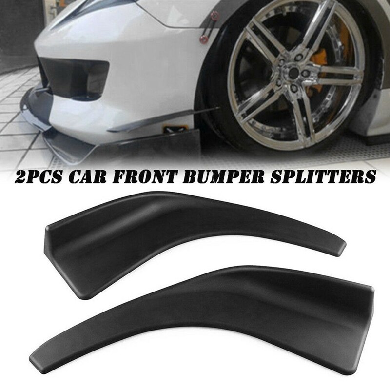 2PCS Universal Car Front Bumper Lip Splitter Diffu... – Vicedeal