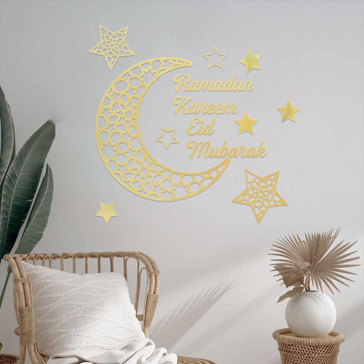 Eid Mubarak Window Sticker Ramadan Decoration For ... – Grandado