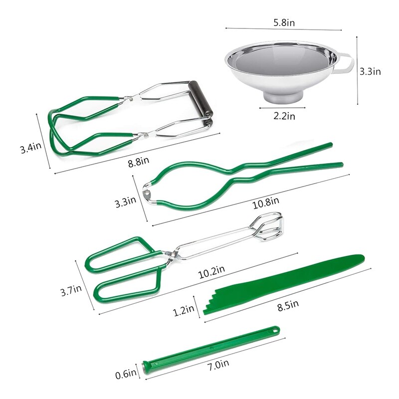 6-Piece Canning Supplies Kit,Jar Lifter,Canning Fu... – Grandado
