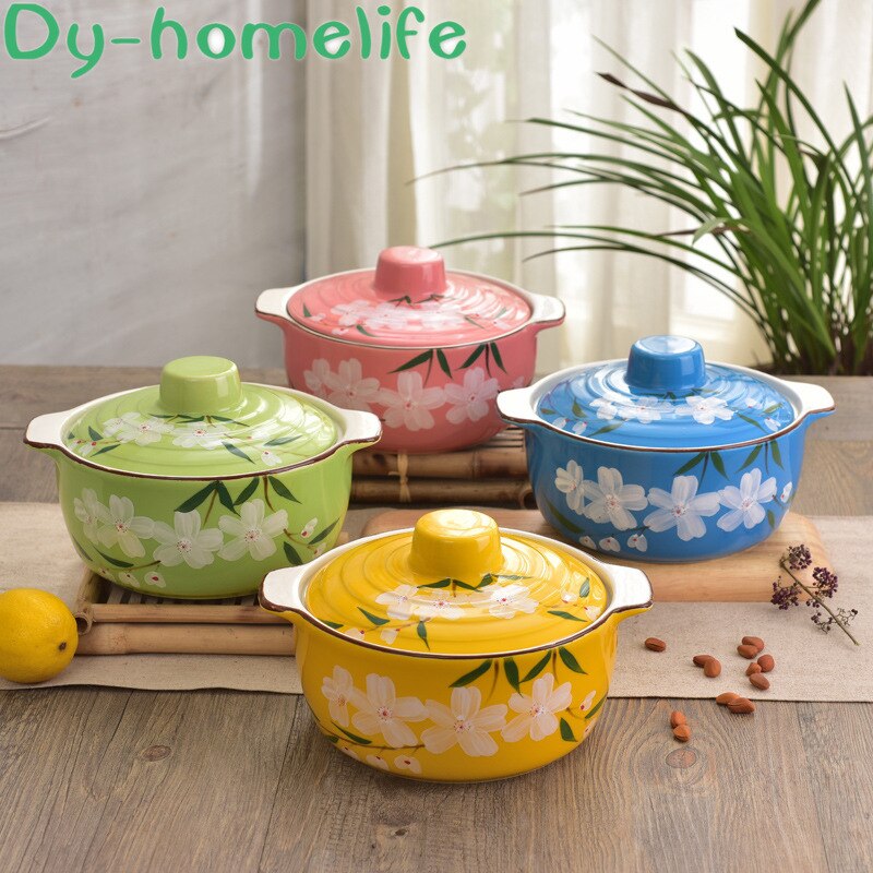 22cm Japanese Style Hand-painted Cherry Blossom Un... – Grandado
