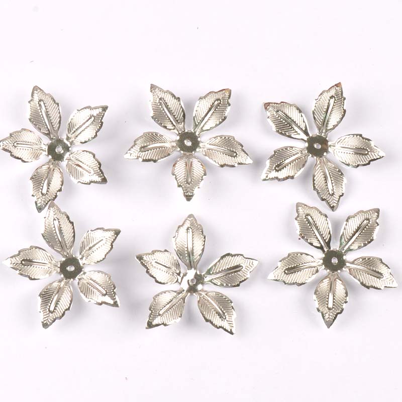 Metal Crafts silver Filigree Flowers Wraps Connect... – Grandado