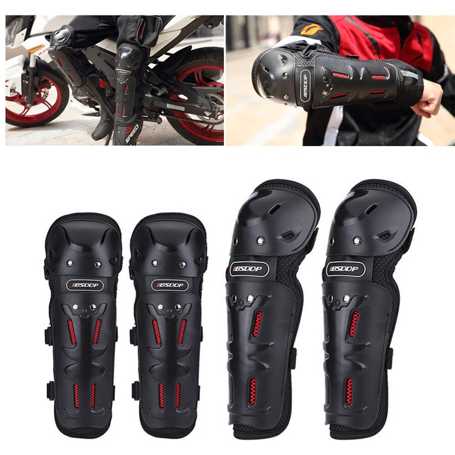 1 Set Motorcycle Knee Elbow Adult Shin Armor Bike ... – Grandado