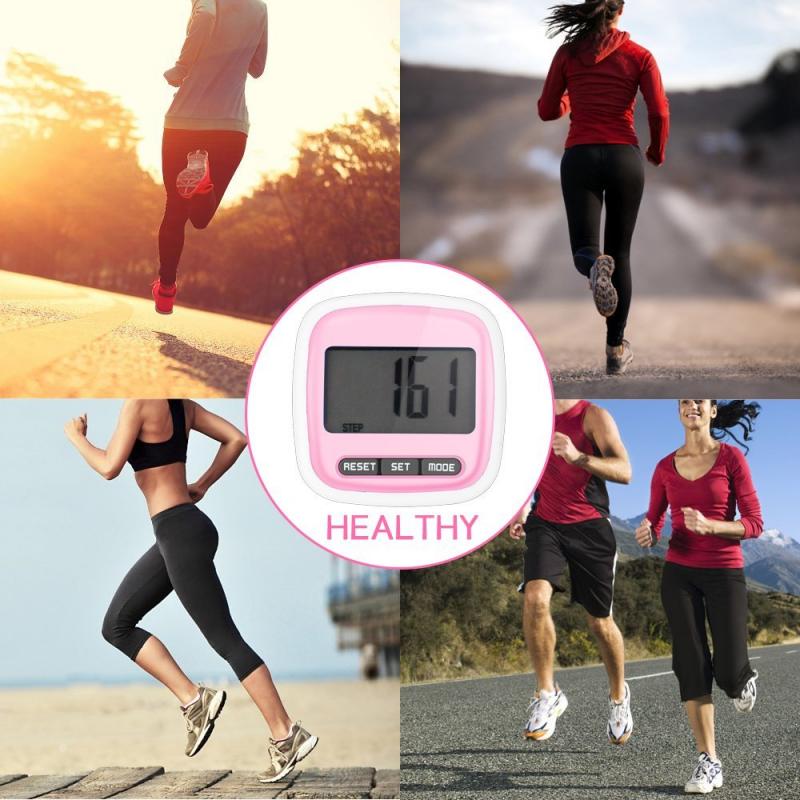 1PC Digital LCD Pedometer Step Calorie Counter Mul... – Grandado