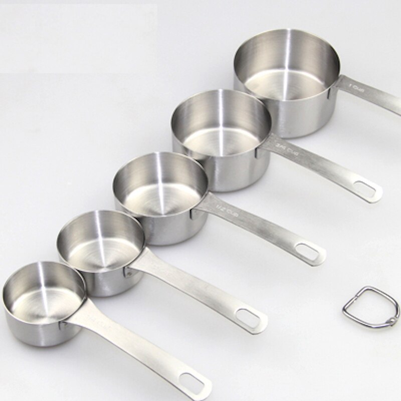 5x Stainless Steel Measuring Cups TSP Qaulity Thic... – Grandado