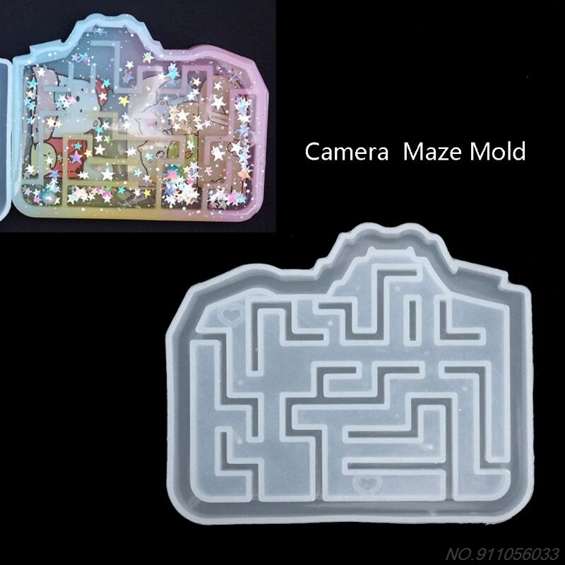 Handmade Maze Quicksand Pendant Resin Mold Labyrin... – Vicedeal