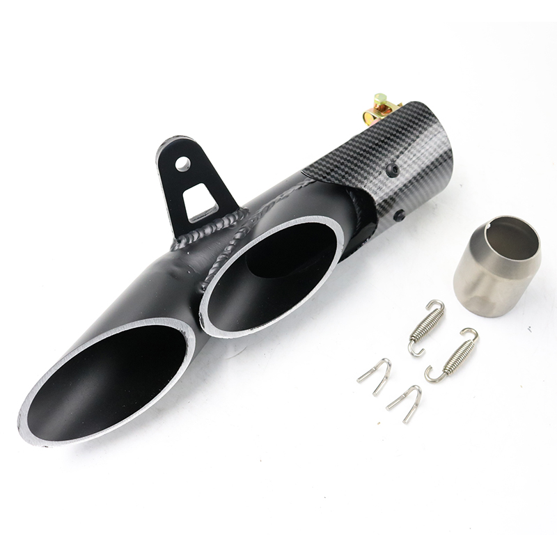 Motorfiets Uitlaat Rvs Tocee Dubbele Gat Grote Rij... – Grandado