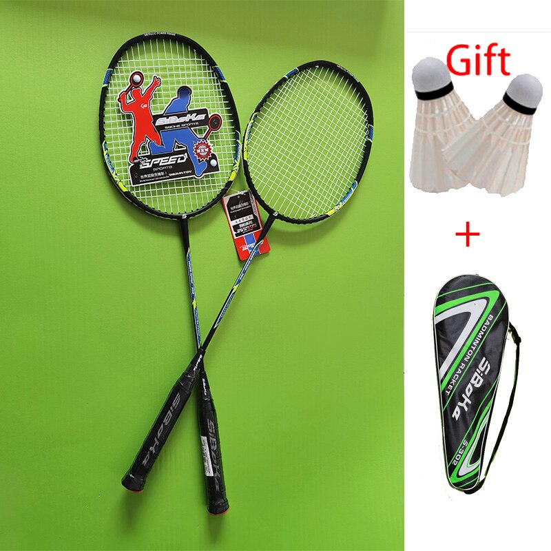 2pcs AluminumI Integrated Badminton Rackets Set wi... – Grandado