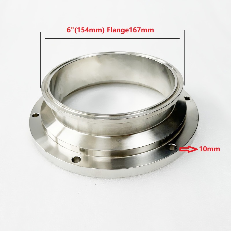 6 " (154mm) flange 167mm tri-clamp flange til des... – Grandado