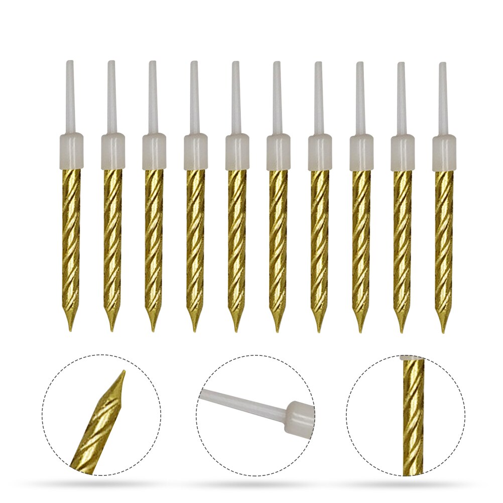 100 Pcs Birthday Candles Party Cake Candles Baking... – Vicedeal