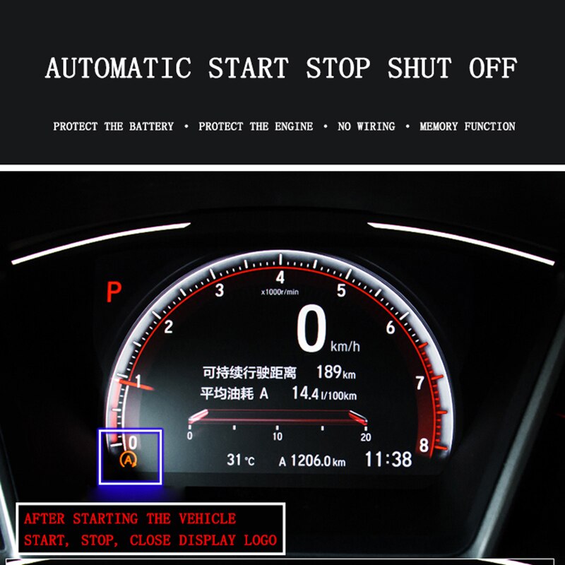 1 Pcs The Auto Engine Start-stop Automatic Shut-of... – Grandado