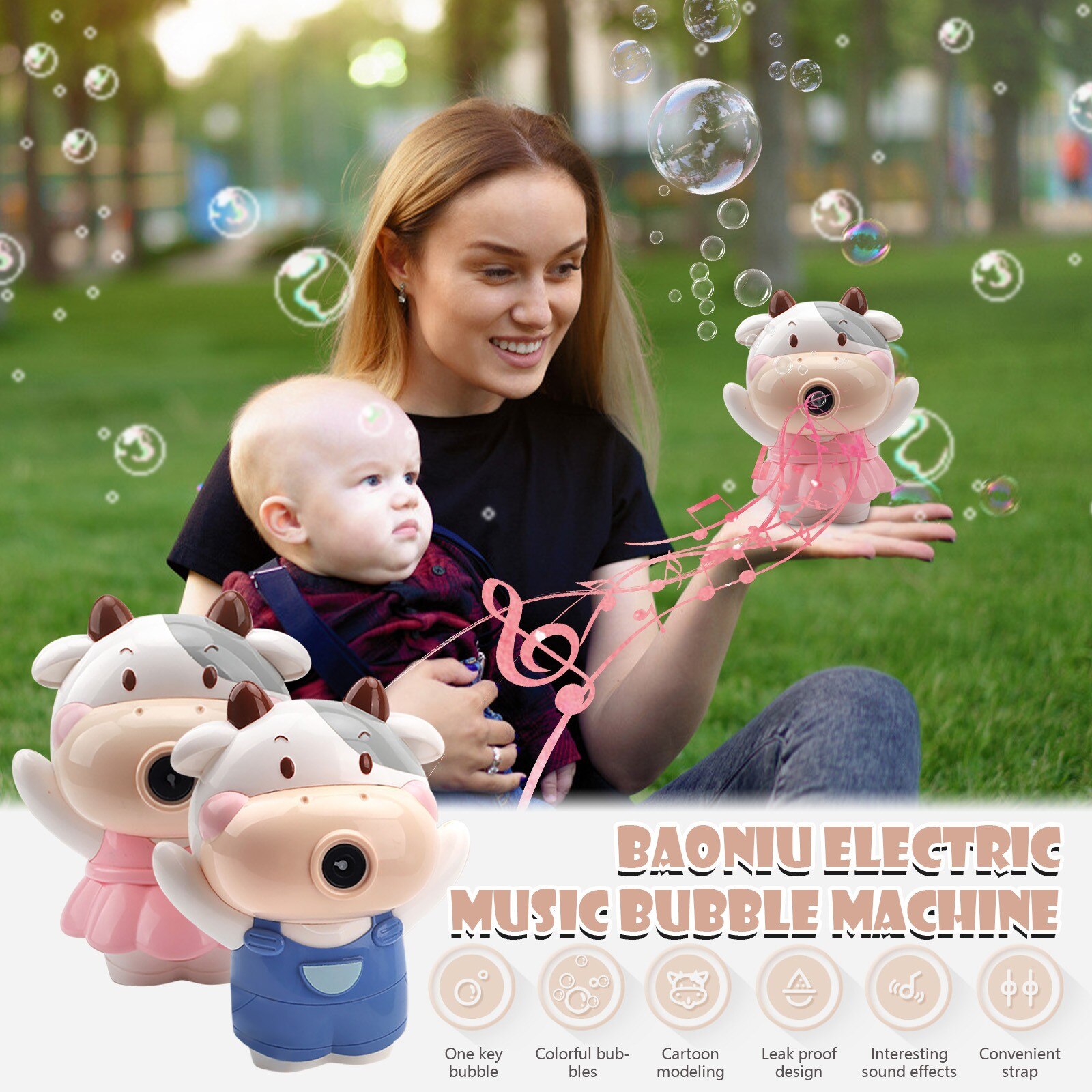 Kinderen Blazen Bubble Speelgoed Grappig Automatis... – Grandado