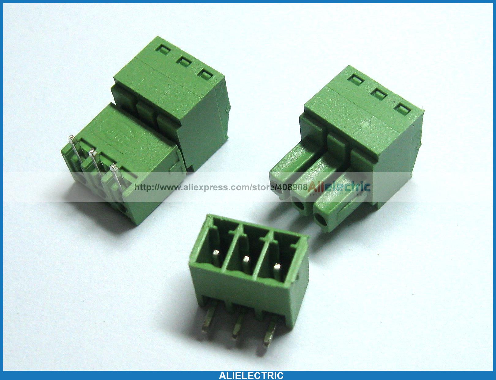 12 Pcs Screw Terminal Block Connector 3 81mm Angle... – Grandado