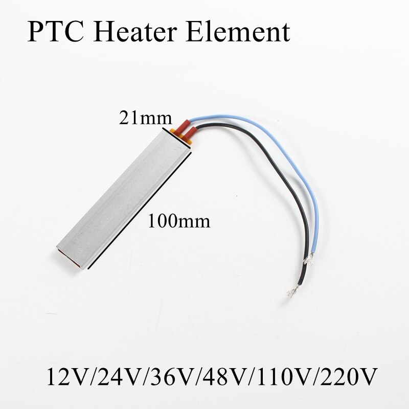 100x21mm 12V 24V 36V 48V 110V 220V PTC Heater Elem... – Vicedeal