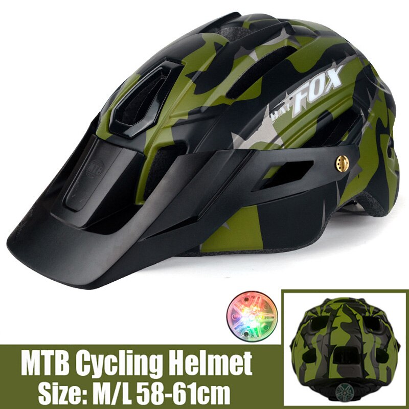 BATFOX Bicycle Helmet MTB Road Bike One-piece Ridi... – Grandado