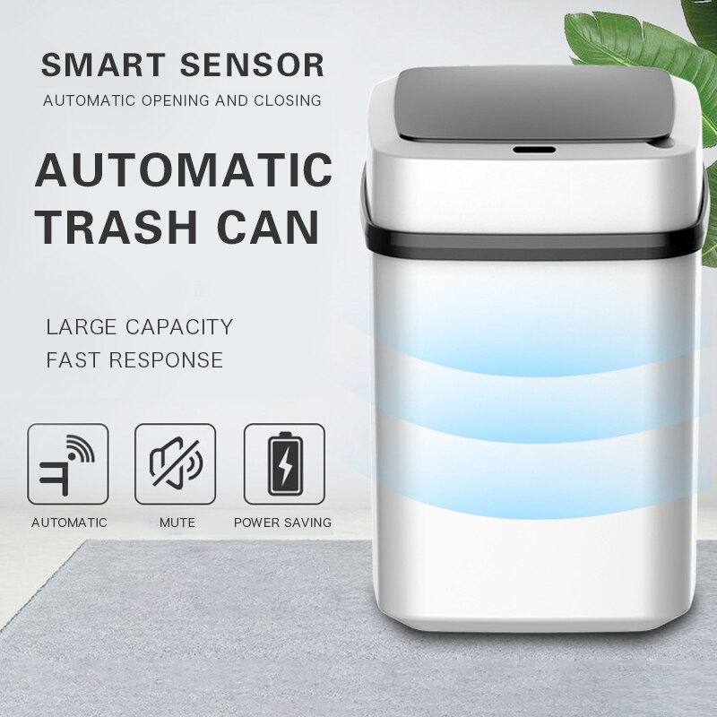 Smart Home Intelligent Waste Bin Induction Trash C... – Vicedeal