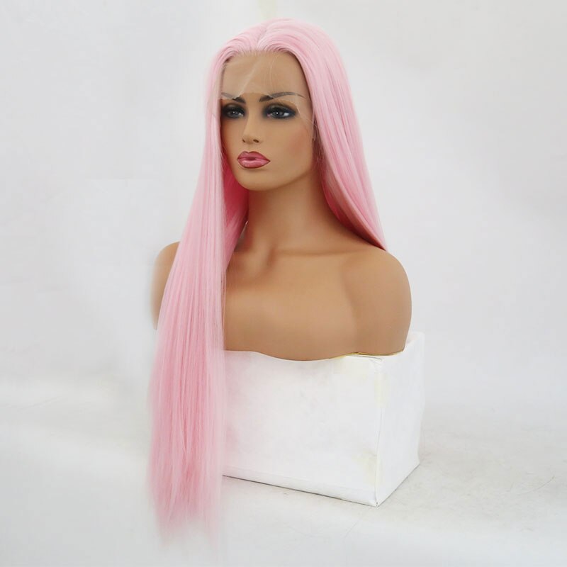 Bombshell Living Roze Rechte Synthetisch Haar Lace... – Vicedeal