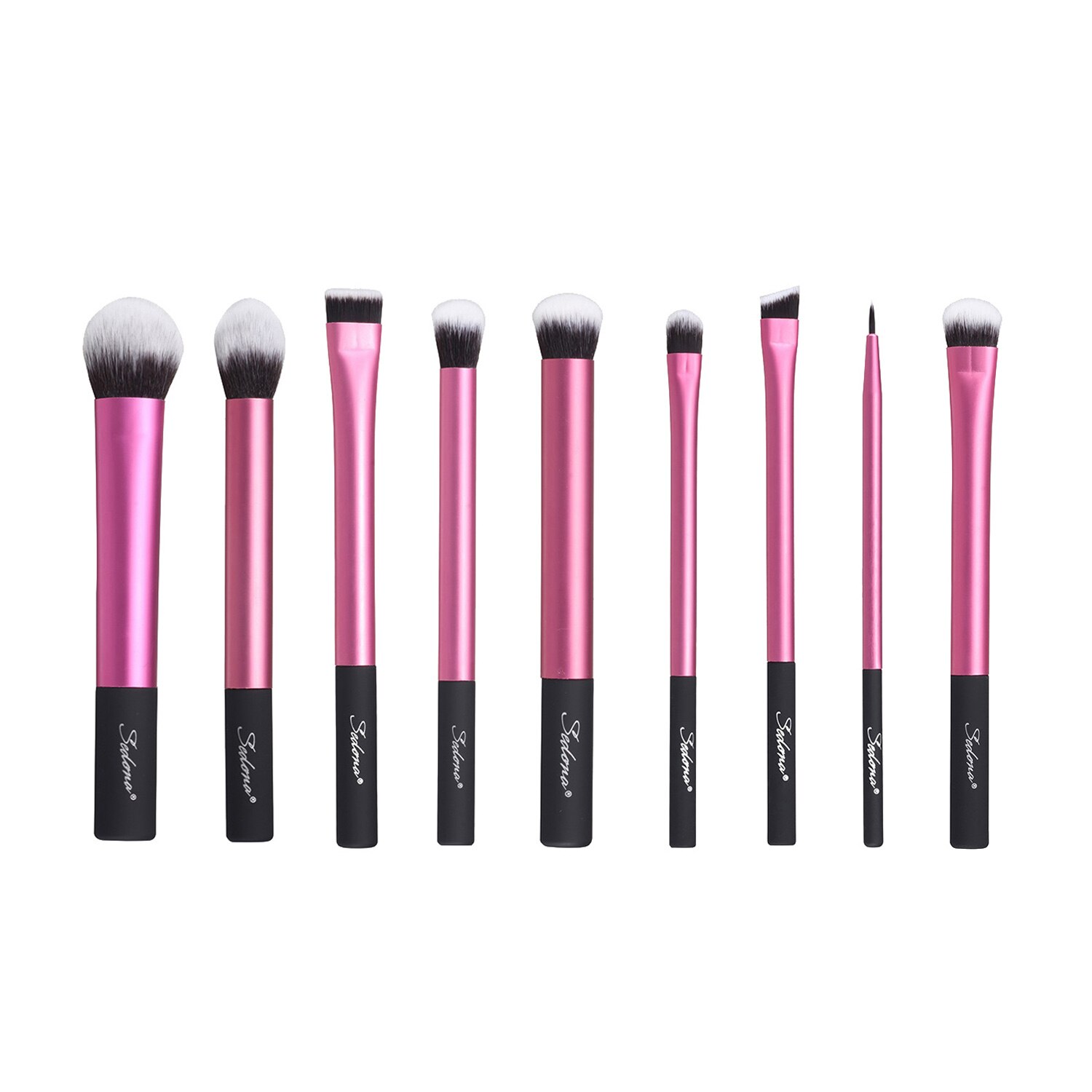 Sedona Makeup Brushes Pro Pink Brush Set Powder Ey... – Grandado