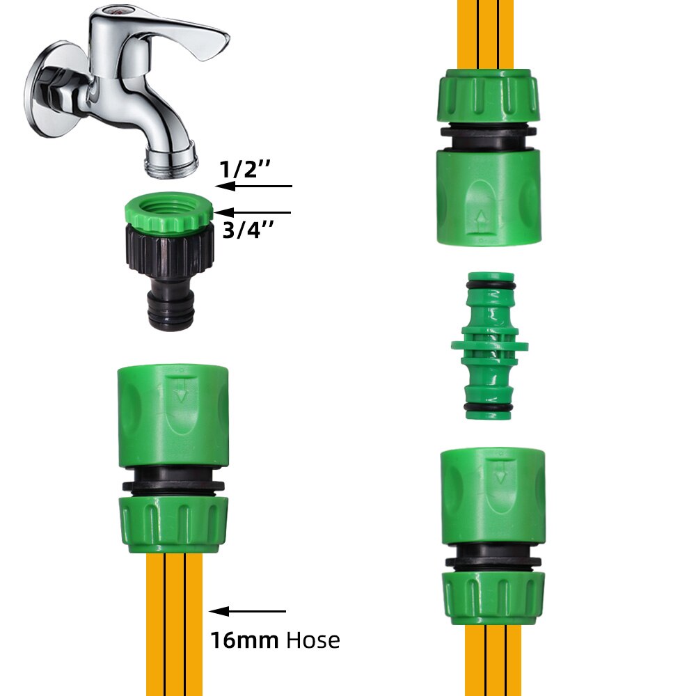 Garden Watering Hose Fitting ABS Quick Connector 1... – Grandado