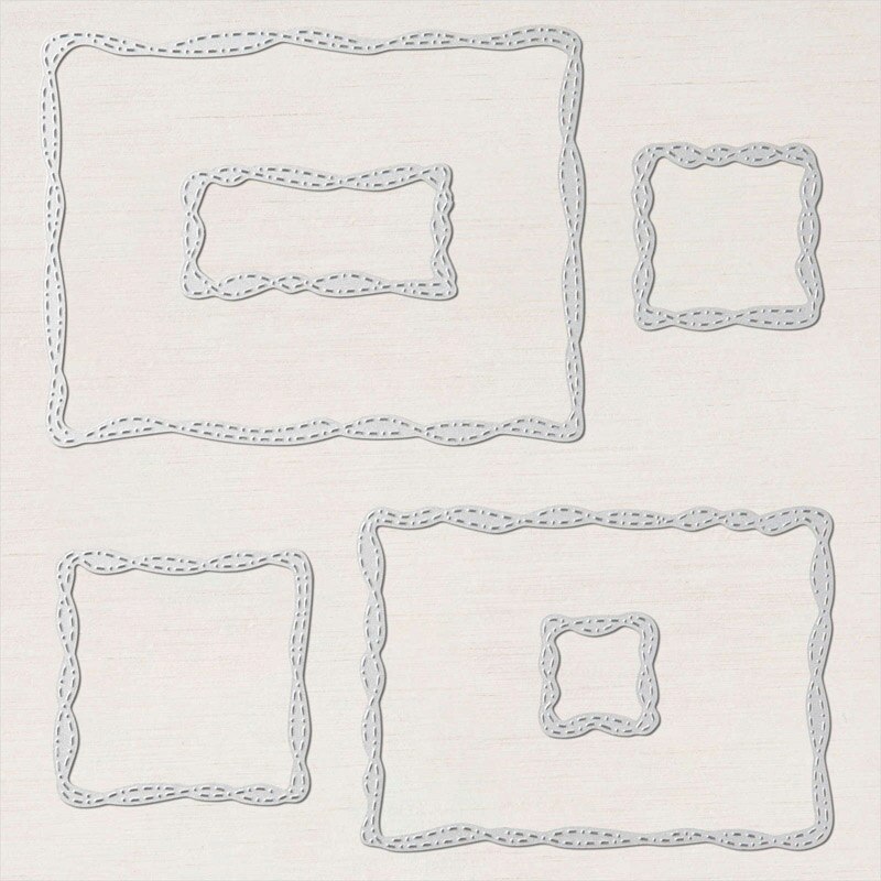 Stitched with Whimsy Dies Square Frames Irregular ... – Vicedeal