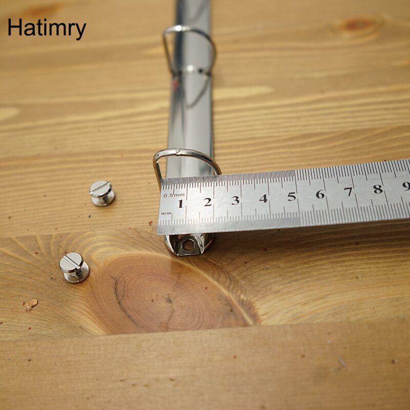 DIY A4 B5 notebook "D" style 4 holes screw rings b... – Vicedeal