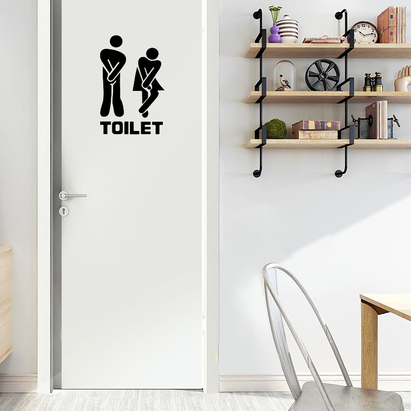 Wc Sticker Salle De Bain Badkamer Stickers Papel D... – Vicedeal