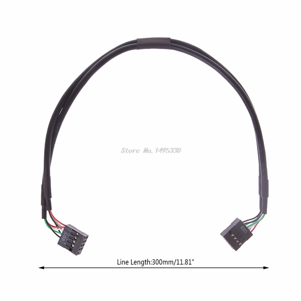 Pc sag intern 9 pin usb 2.0 to dual 9 pin pcb dobb... – Grandado