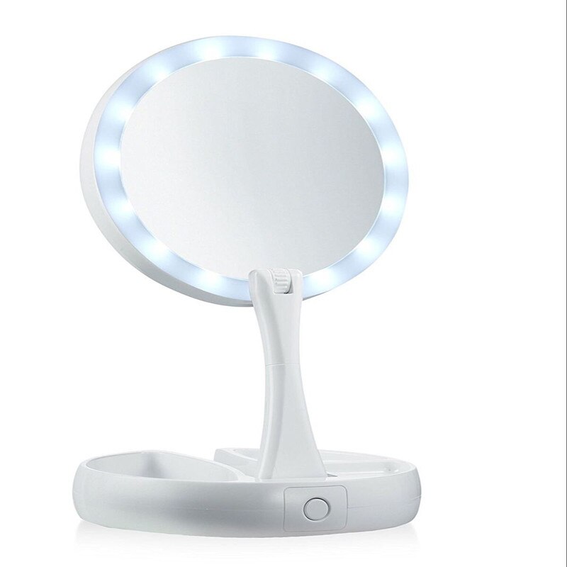 Foldable USB Charging or Battery Led Mirror Makeup... – Grandado