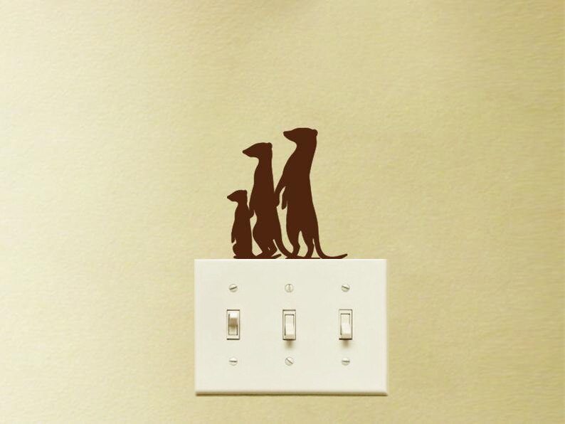 Afrika Dieren Leuke Muis Familie Lichtschakelaar S... – Vicedeal