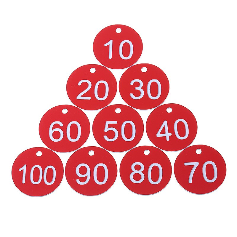 Round Engraved Number Tags Discs Table Tags Gym Lo... – Vicedeal