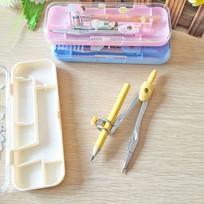 120mm Long Pencil Compass with Storage Box, Woodwo... – Grandado