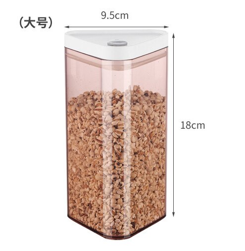 Nordic Transparent Plastic Sealed Cans With Lid Tr... – Vicedeal