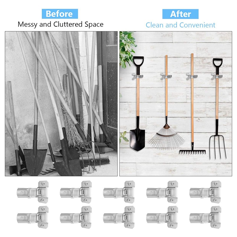 10 Pack Spring Grip Clamps Metal Wall Mounted Tool... – Vicedeal