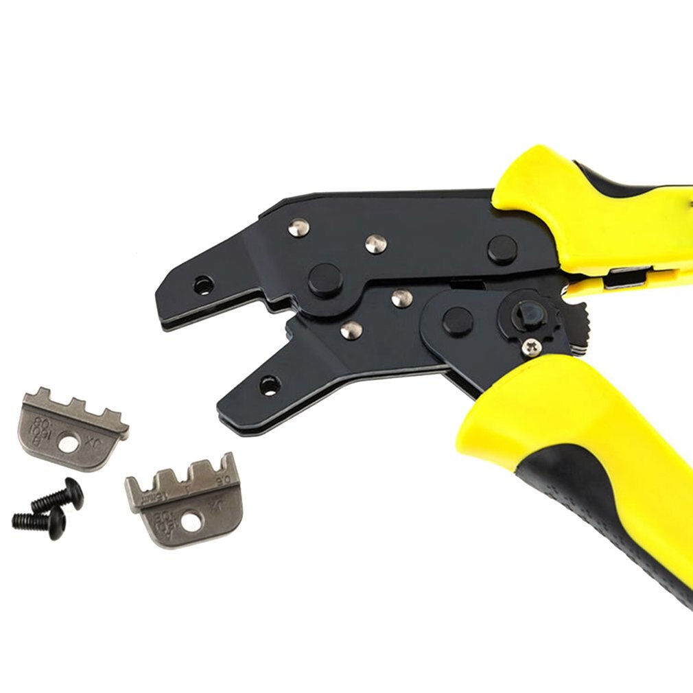 Ratchet Type Bare Terminal Crimping Pliers Plug Sp... – Grandado