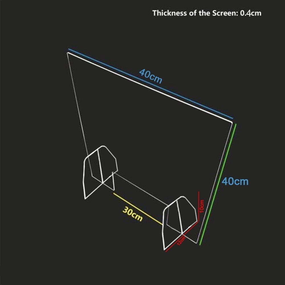 Acrylic Sneeze Guard Shield Protection Safety Coun... – Grandado