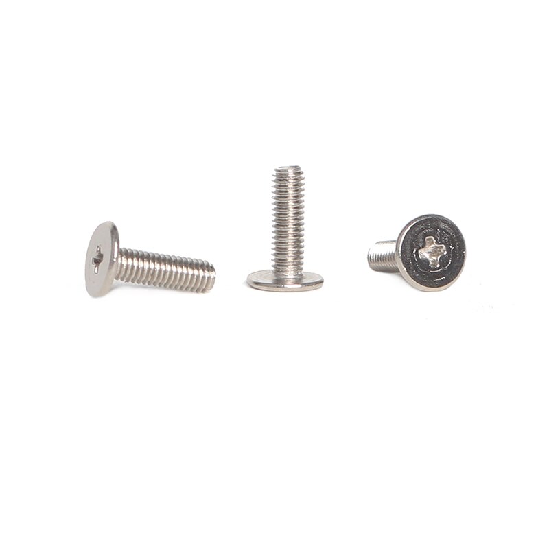 100Pcs M3 * 10 Vernikkeld Grote Dunne Schroef Plat... – Vicedeal