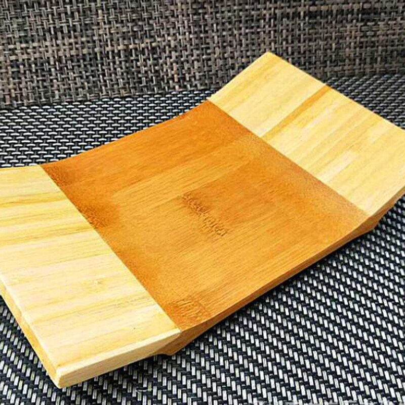 1 Pc Solid Bamboe Hout Diner Plaat Dessert Dienbla... – Grandado