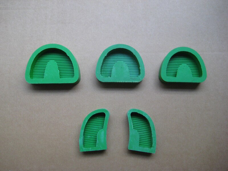 5Pcs/set Dental Lab Silicone Rubber Base Moulds Pl... – Vicedeal