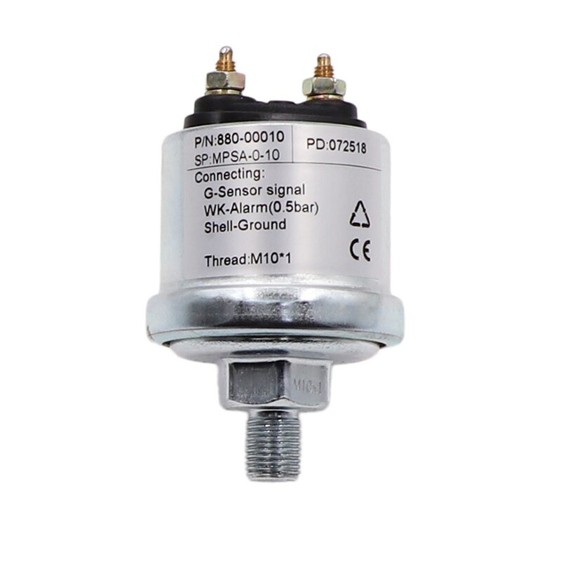 0-10 Bar 0-5 Bar Oil Pressure Gauge Sensors NPT1/8... – Grandado