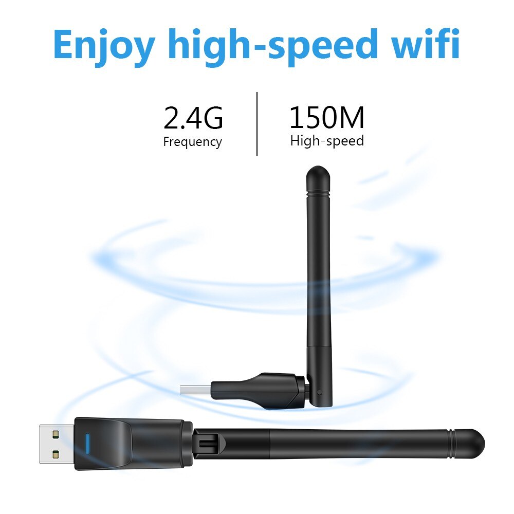 Usb Wifi Adapter Draadloze Netwerkkaart 150Mbps 2.... – Vicedeal